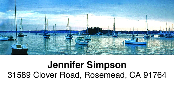 Scenic Vistas 2-Line Address Label | Checkworks