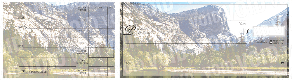 Scenic Vistas 3-Up Desk Checks | Checkworks