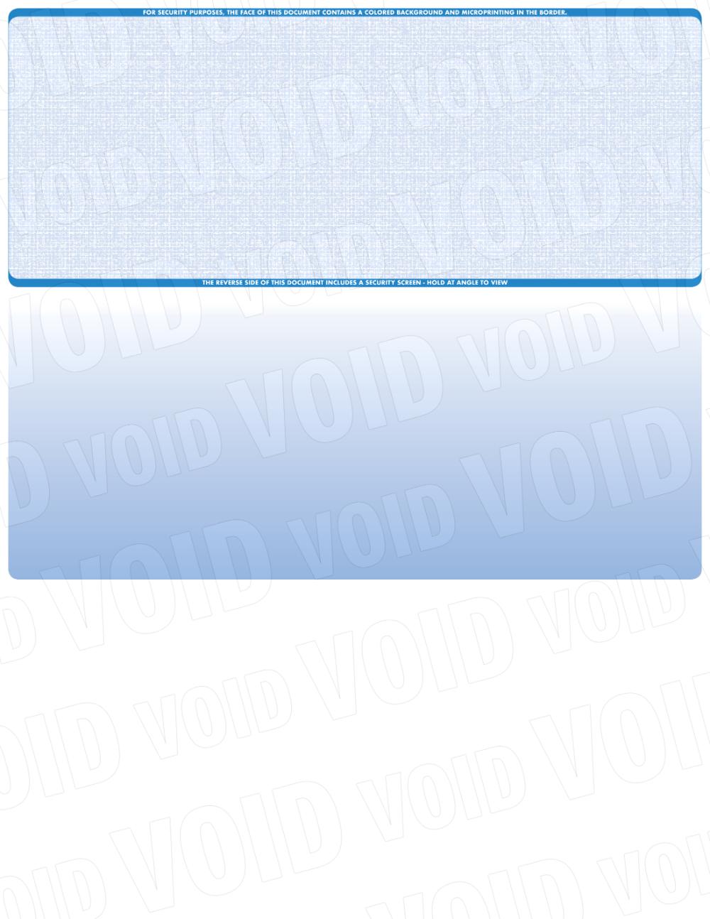 Linen Reflex Blue Laser Business Checks - Top| Checkworks