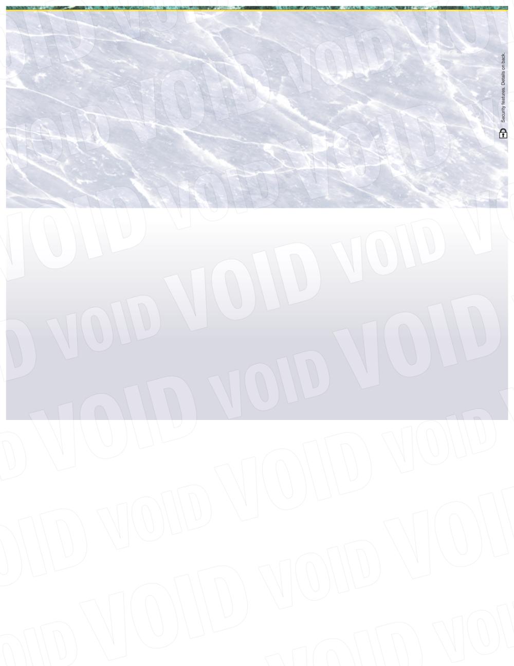 Wall Street Gray/Green Laser Business Checks - Top| Checkworks