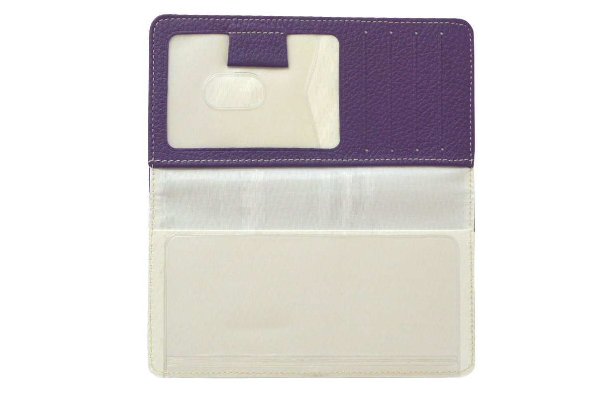 Purple Heart Leather Personal Checkbook Cover-á| CheckWorks