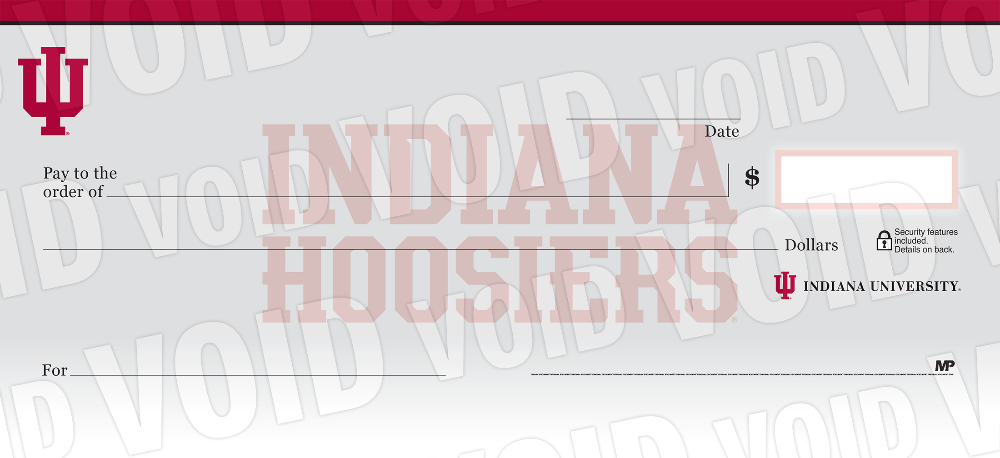Indiana University Collegiate Checks | Checkworks