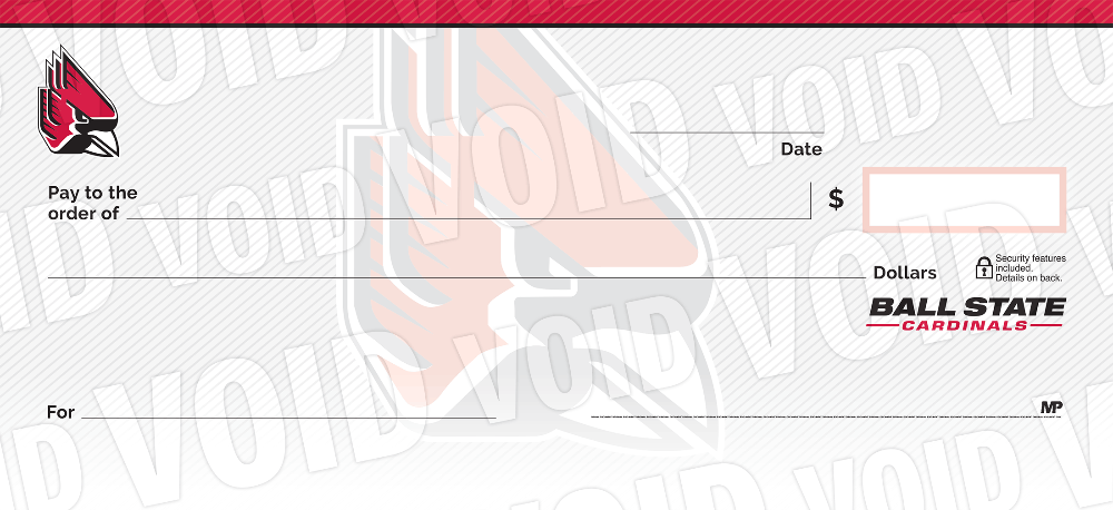 Ball State University Collegiate Checks | Checkworks