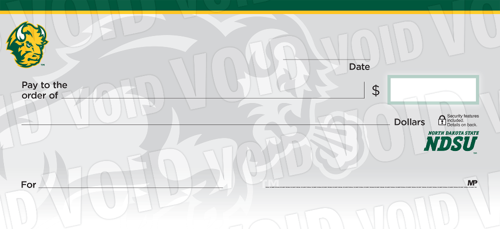 North Dakota State University Collegiate Checks | Checkworks