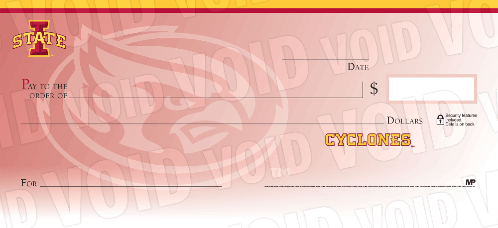 Iowa State University Collegiate Checks | Checkworks