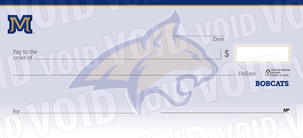 Montana State University Collegiate Checks | Checkworks