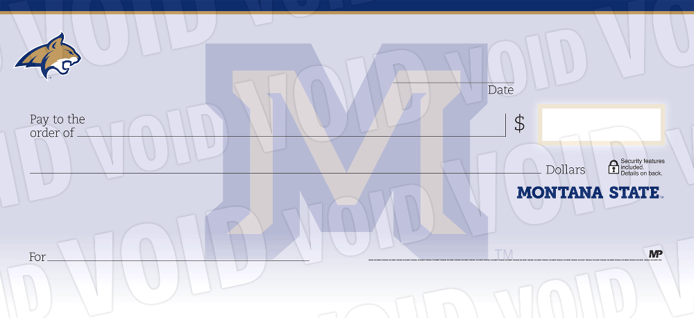 Montana State University Collegiate Checks | Checkworks