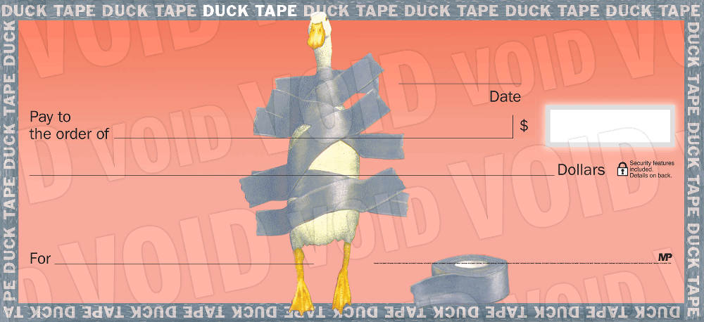 Duck Tape Personal Checks | Checkworks