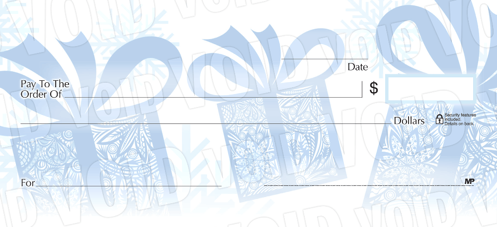 Winter Gift Personal Checks | Checkworks