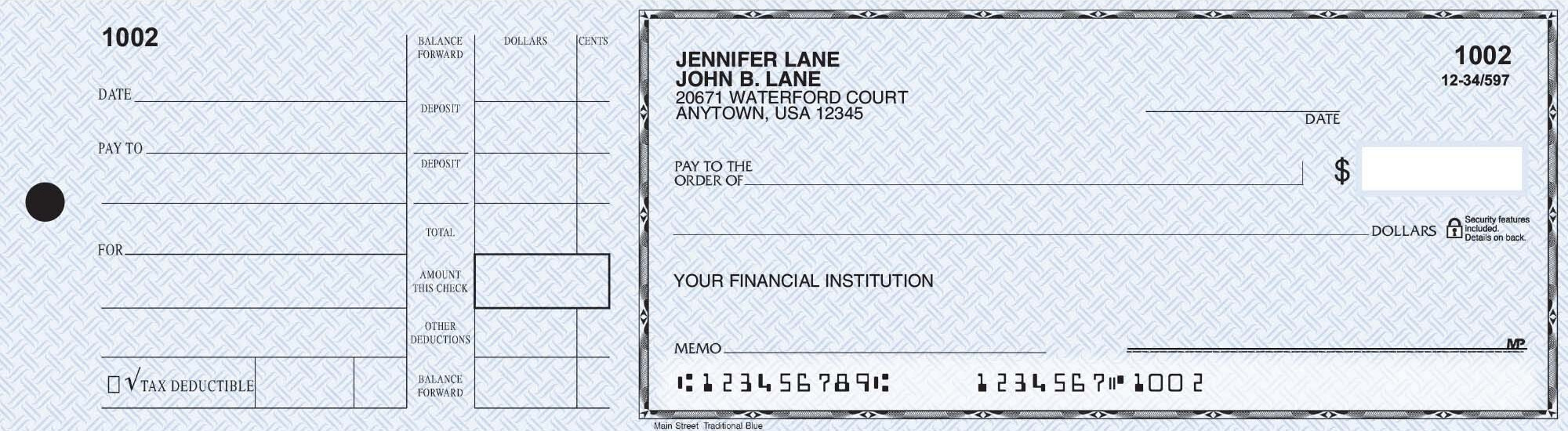 Classic Safety 3-Up Desk Checks | Checkworks